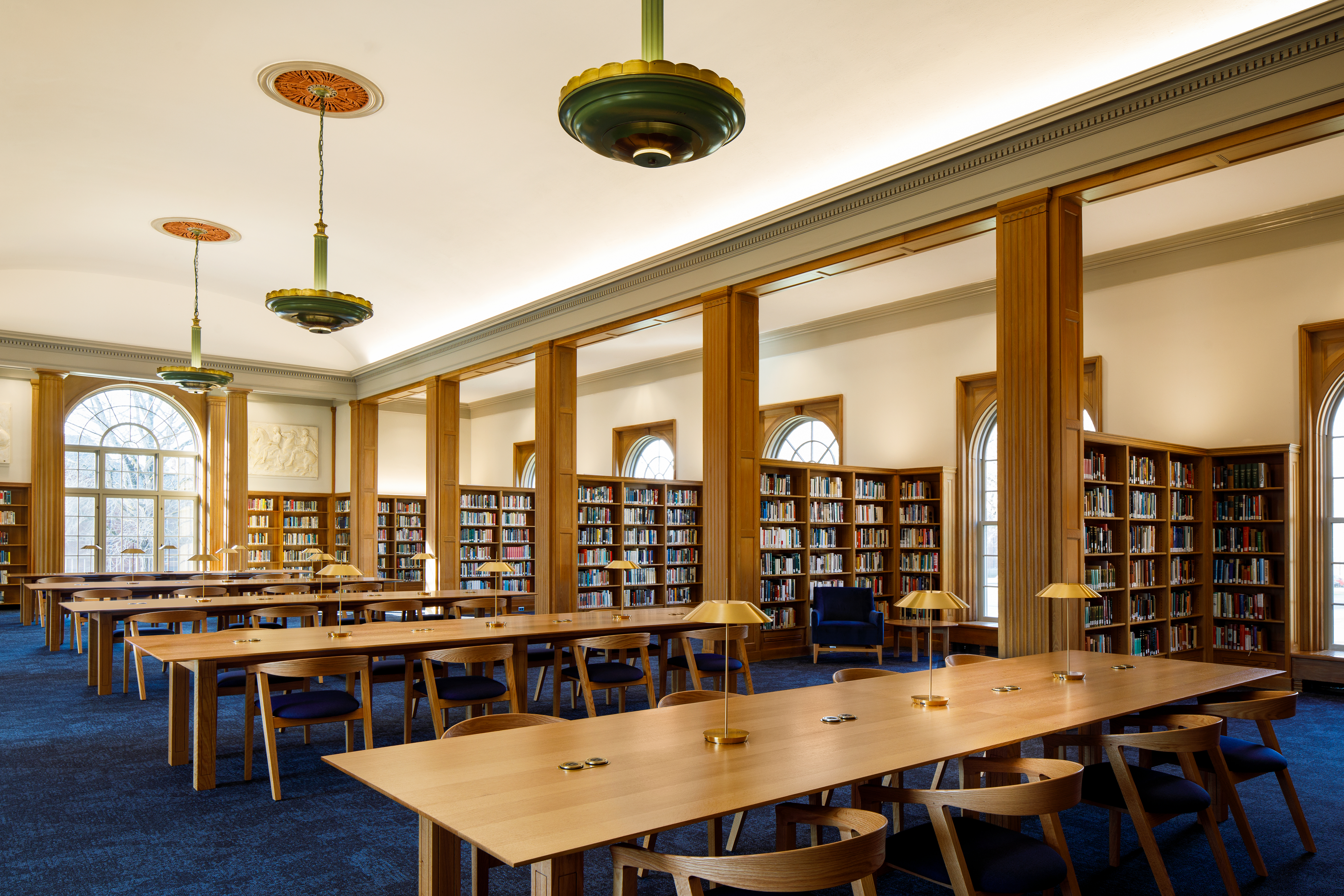 Thos. Moser custom furniture adds crowning touch to historic library ...