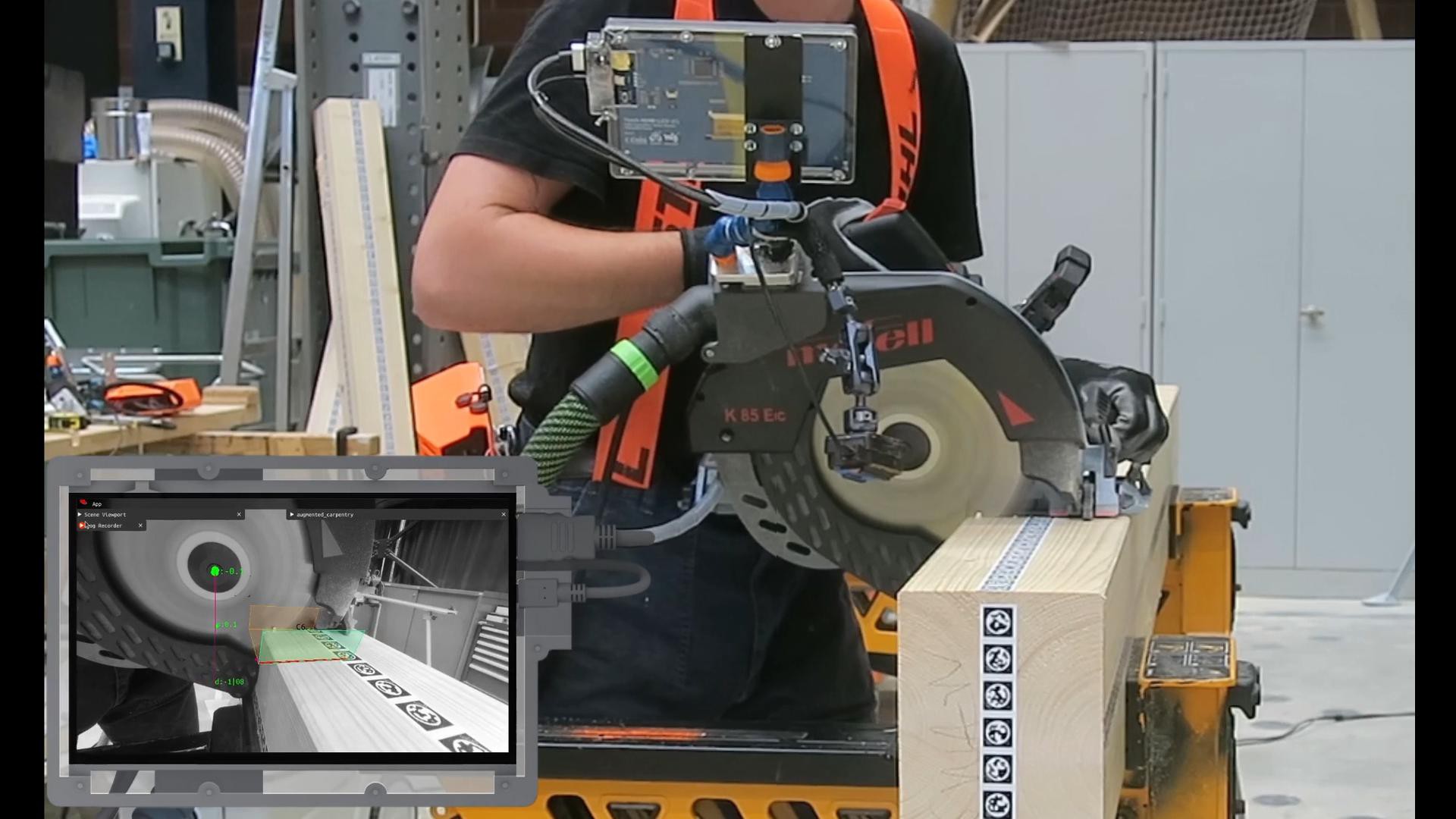 AR-system turns standard woodworking tools into smart devices for ...