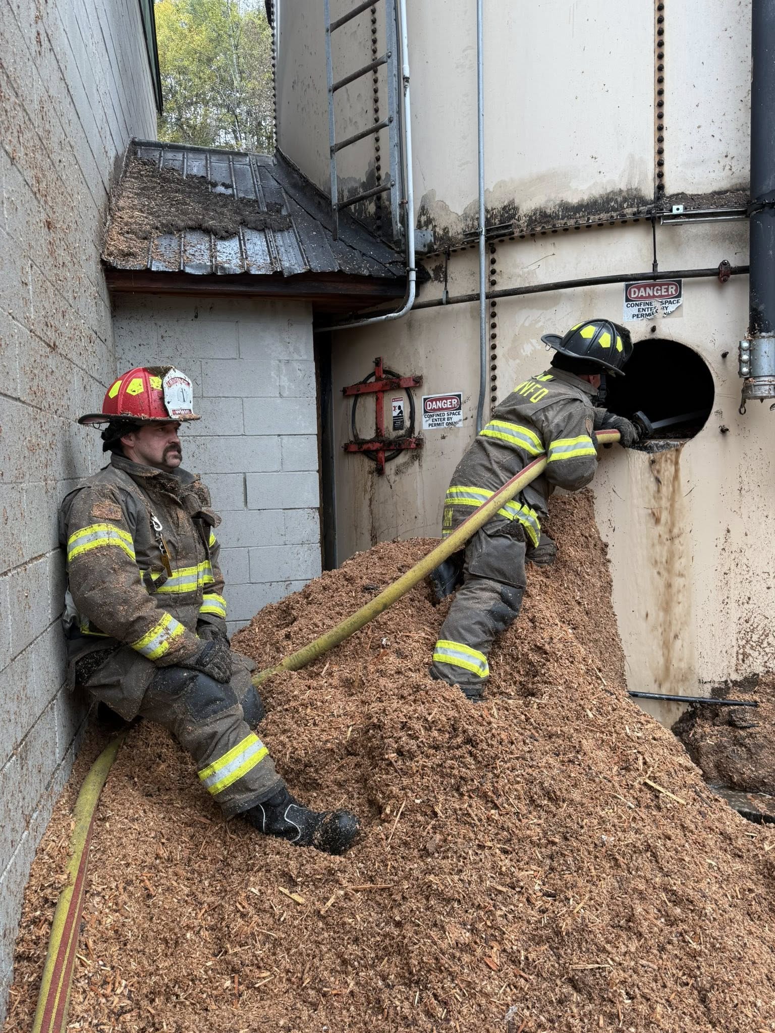 Wood silo catches fire causing dust explosion at furniture workshop ...