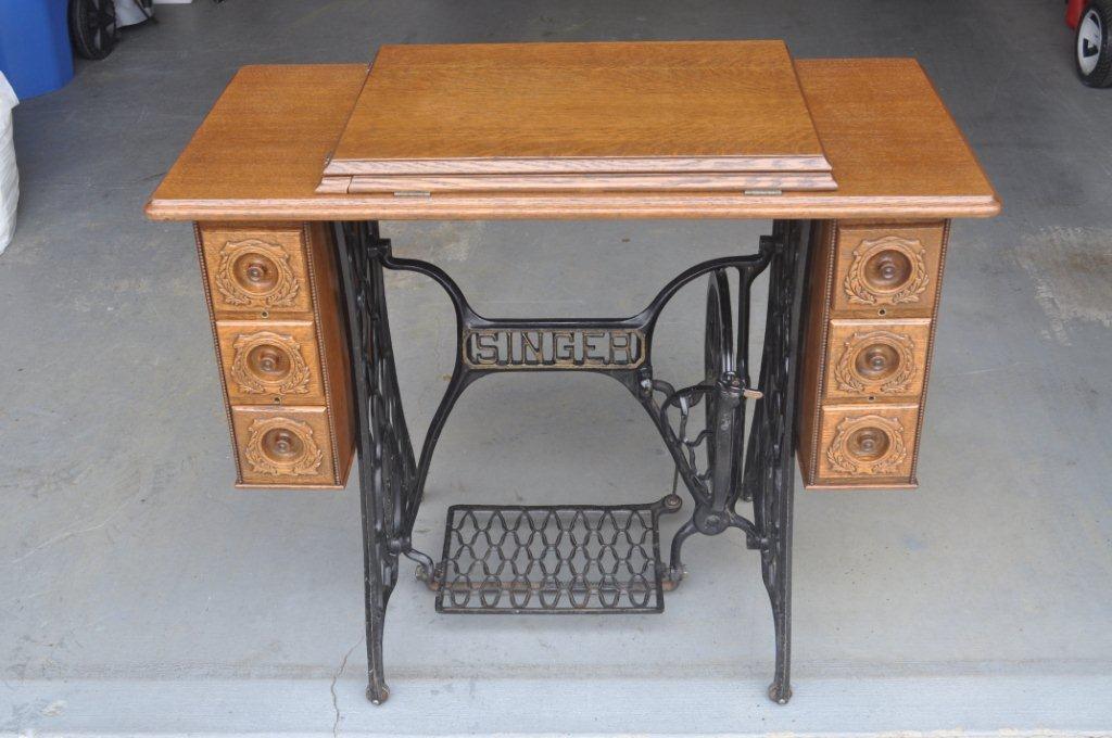 Final Look at Wood Singer Sewing Machine Project | Woodworking Network