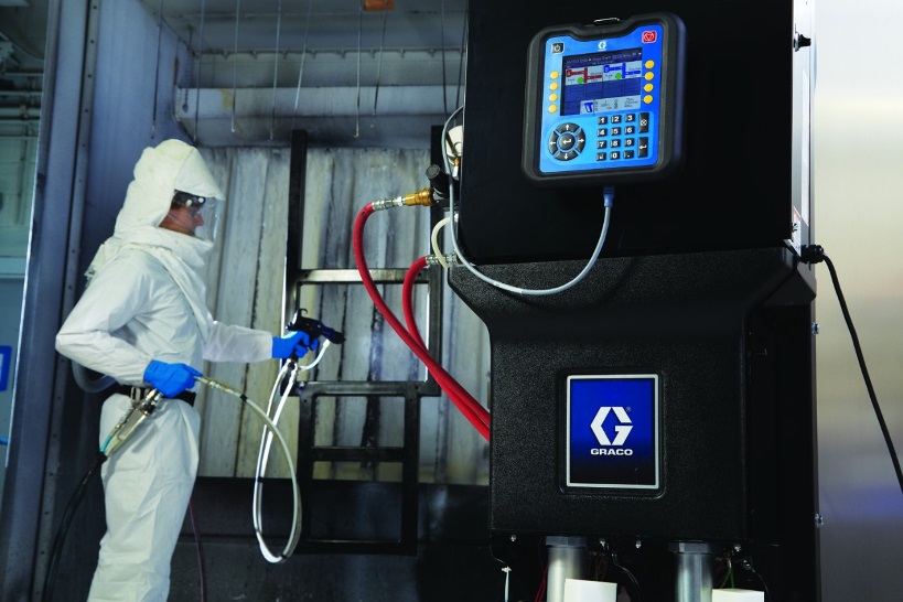 Graco's ProMix PD2K Cuts Waste and Disposal Costs | Woodworking Network