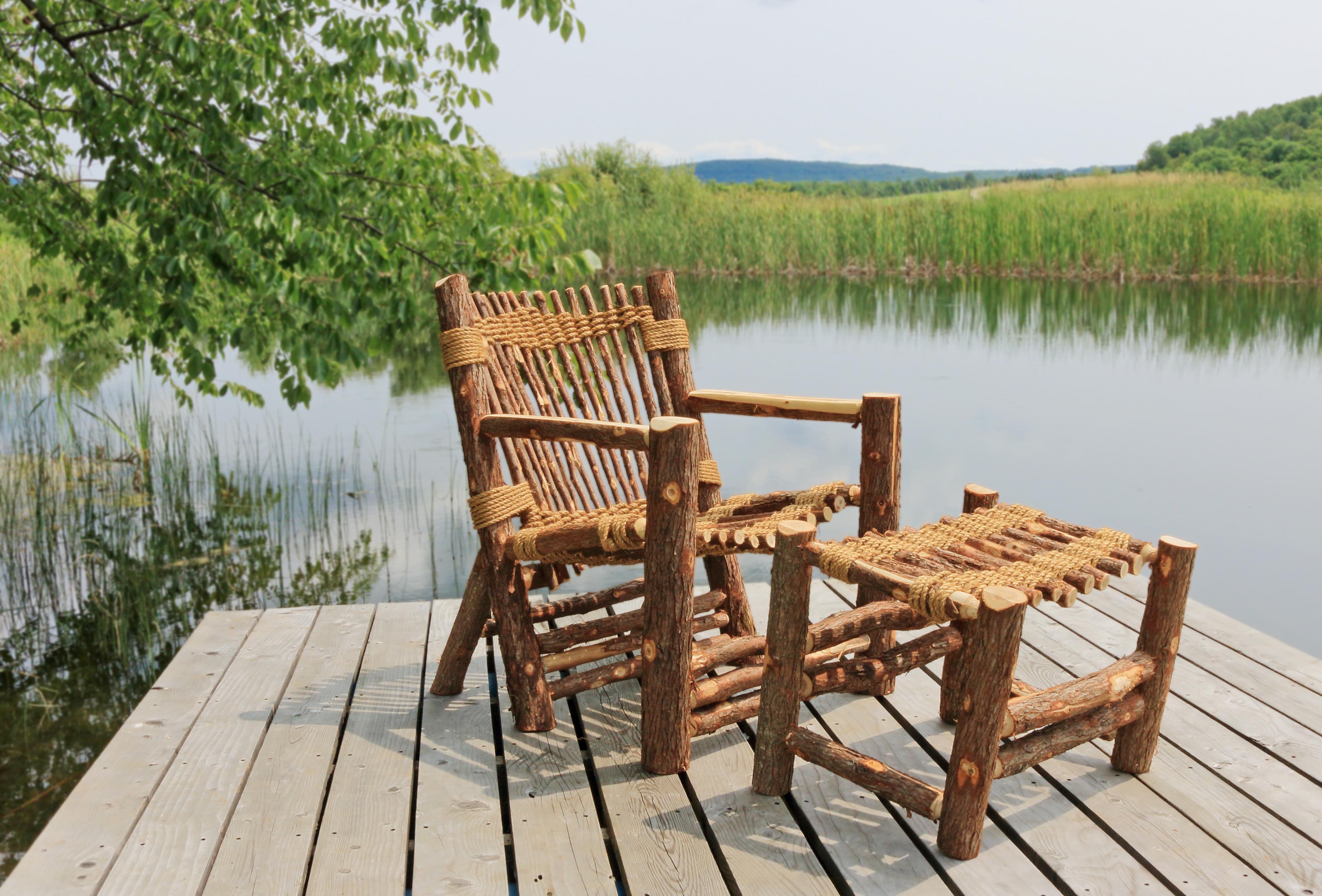 Vermont Cedar Chair Co. uses entire tree in outdoor furniture ...