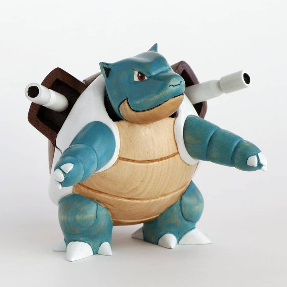 Basswood, cherry Pokemon carvings sweep through social media ...