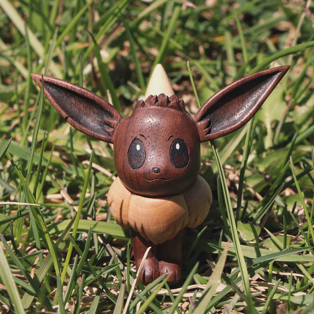 Basswood, cherry Pokemon carvings sweep through social media ...