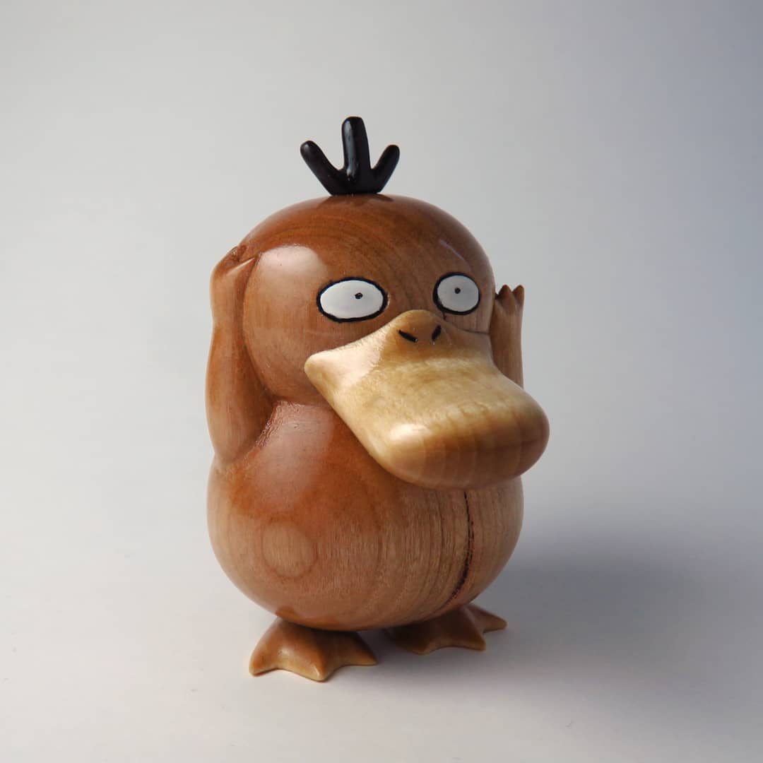 Basswood, cherry Pokemon carvings sweep through social media ...